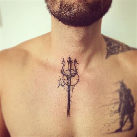Trident Tattoo Art By Dn Alves Daniel R Alves Sketch Tattoo Ink