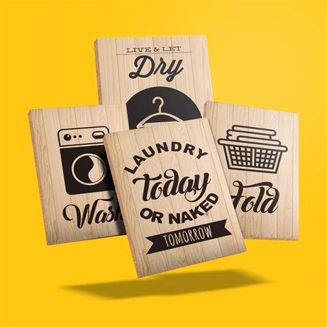 HIASAN DINDING Laundry Wall Hanging Home Kitchen Wall Hanging Room