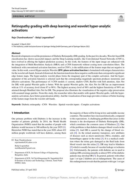 Retinopathy Grading With Deep Learning And Wavelet Hyper Analytic