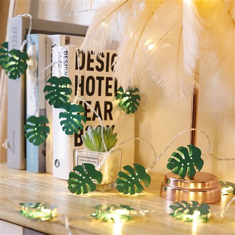 Monstera Leaf String Lights Aesthetic String Lights