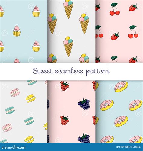 Sweet Patterns Vector Illustration 83911998