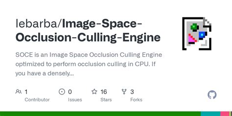 Github Lebarbaimage Space Occlusion Culling Engine Soce Is An Image