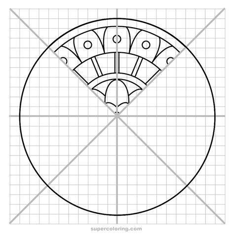 Mandala With Abstract Pattern Rotational Symmetry Worksheet Activity Free Printable Puzzle Games