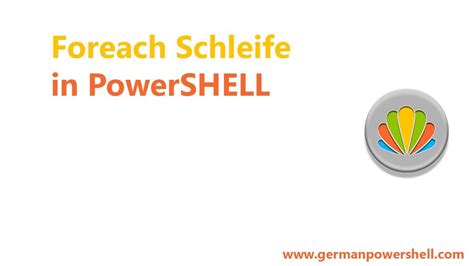 Foreach Schleife In Powershell Powershell 51 Deutsch German Youtube