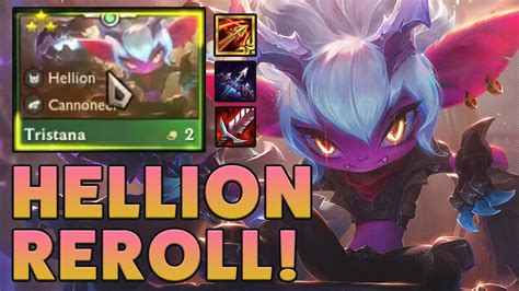 SET 5 5 HELLION REROLL 3 STAR TRISTANA Teamfight Tactics Patch 11