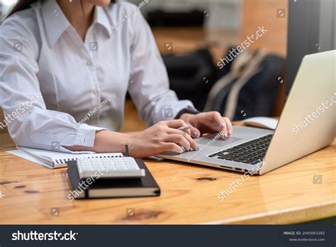 Office Laptop Calculator Pen Stock Photos Images Photography Shutterstock