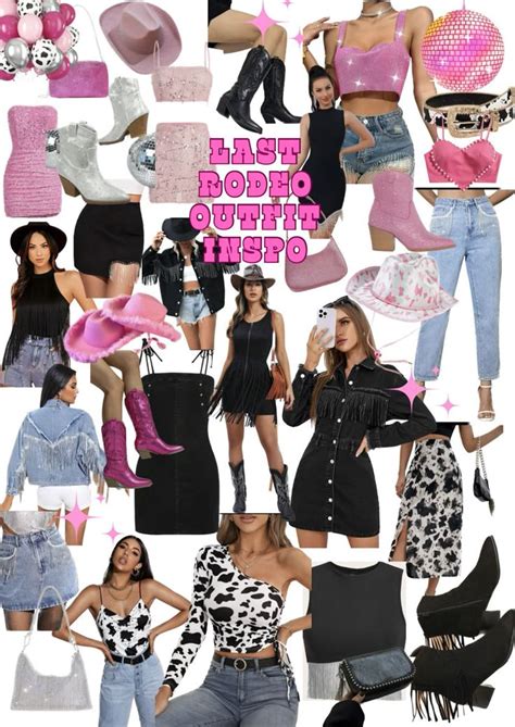 Last Rodeo Bachelorette Cowgirl Bachelorette Party Outfits