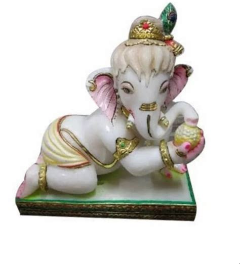 Marble Ganesha Statue Home At ₹ 35000piece In Jaipur Id 2852597369291