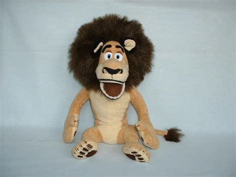 Madagascar 16and Alex The Lion Cuddly Soft Beanie Plush Toy Dreamworks