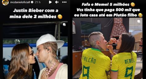 MC Daniel namorado de Mel Maia se compara a Justin Bieber e é criticado
