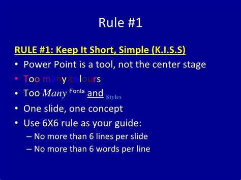 What Is 6x6 Rule In Powerpoint Daxzo