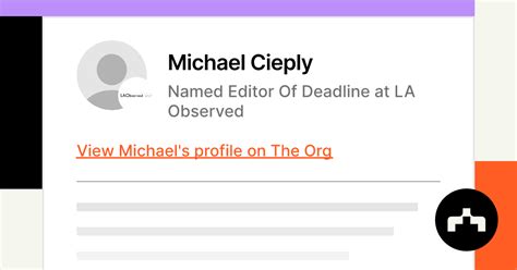 Michael Cieply Named Editor Of Deadline At La Observed The Org