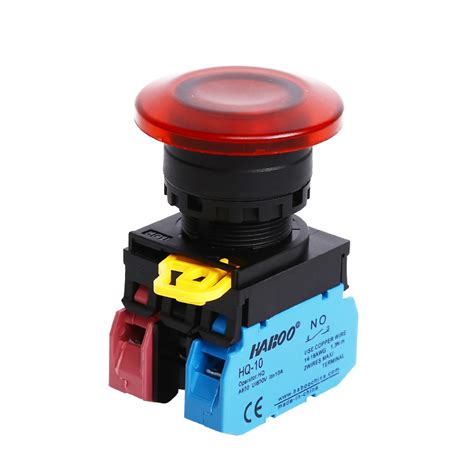 22mm Interruptor De Botón De Seta Con Autoreset Momentáneo De