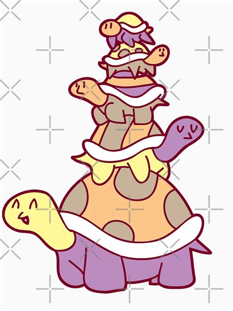 Cute Turtle Stack T Shirt By Saradaboru Redbubble