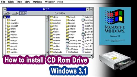 How To Install Cd Rom Drvie On Windows 31 Virtual Machine Youtube
