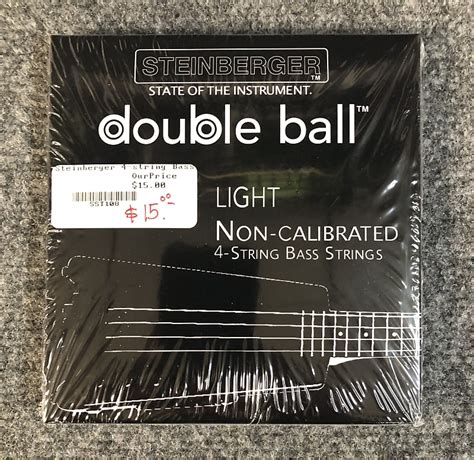 Steinberger Double Ball Light Non Calibrated 4 String Bass Reverb
