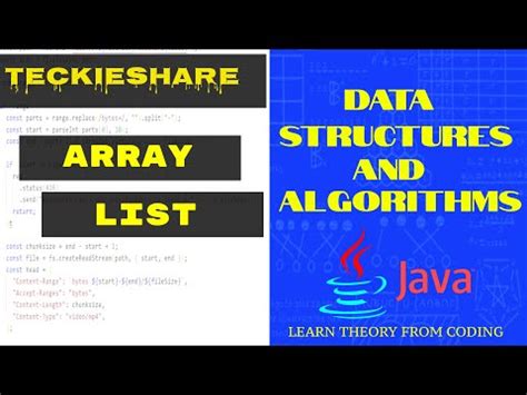 Learn Data Structures And Algorithms ArrayList Java Teckieshare