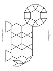 Pattern Block Puzzles Printable Free Free Printable Pattern