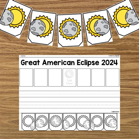 Total Eclipse Banner And Printable Simply Kinder Plus