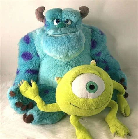 Disney Pixar Monsters Inc Plush Mike Wazowski And Sully Stuffed The