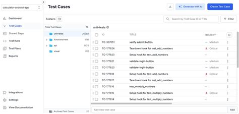 Create Test Cases Browserstack Docs