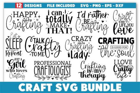 Craft Svg Bundle Graphic By Crafthome · Creative Fabrica