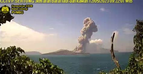 Info Erupsi Gunung Anak Krakatau Hari Ini Situasi Terkininya