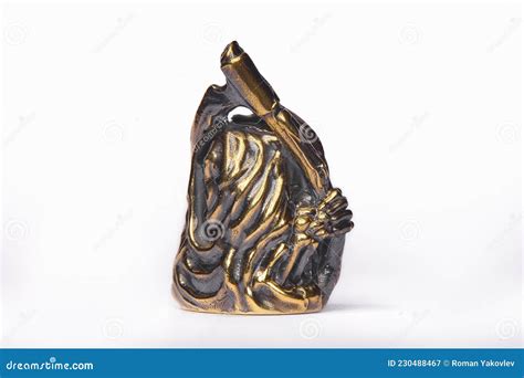 Figure Of The Grim Reaper With A Scythe Stock Image Image Of Spooky