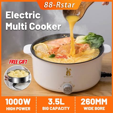 Korea Style Electric Multi Cookers 35l Fast Heating 1000w Non Stick