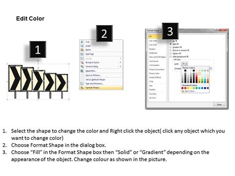 Business Ppt Diagram Different Traffic Sign Diagram Powerpoint Template PowerPoint