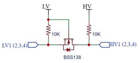 Bidirectional Level Shifter Schematic