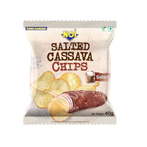 Salted Cassava Chips Noi 40g Tong Garden Thailand