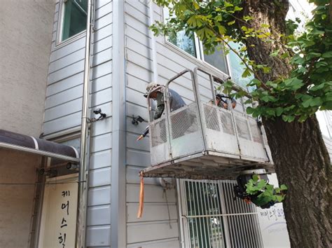 케어스힐 요양병원 외벽방수코킹 건물외벽코킹 더페인트 씨엔투제이 방수공사 더페인트