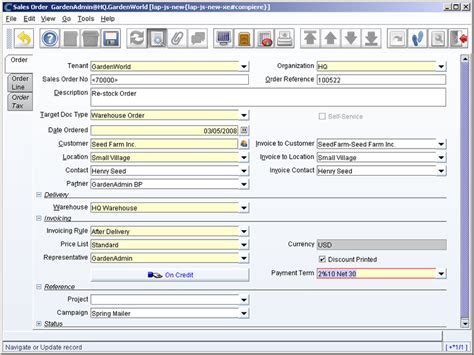 Compiere Erp Consulenza E Assistenza