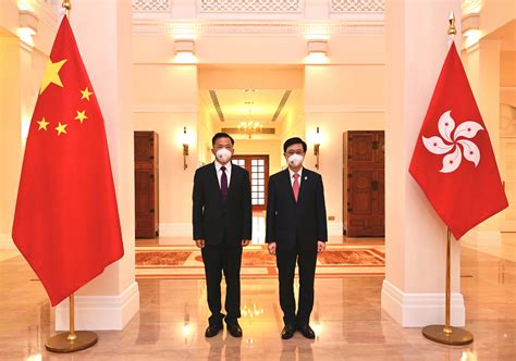 行政長官與中宣部副部長中央廣播電視總台台長兼總編輯會面附圖