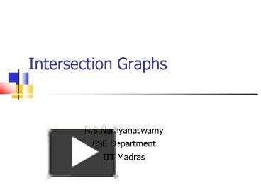 Intersection Graphs Presentation Free To View