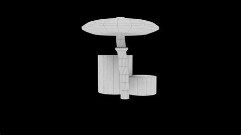 D Model Mushroom Platform Behance