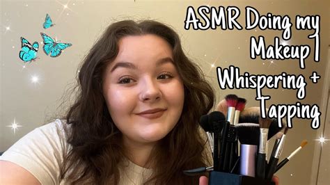 Asmr Makeup Application Whispering Tapping ♡ Youtube