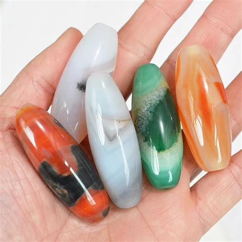 천연 크리스탈 마노 불규칙 미네랄 치유석 자갈 표본 보석 만들기에 적합한 Diy 팔찌 50mm X 20mm 1 개구슬 Aliexpress