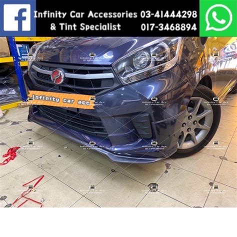 Perodua Axia 2017 Gear Up Front Skirt Bodykit Shopee Singapore