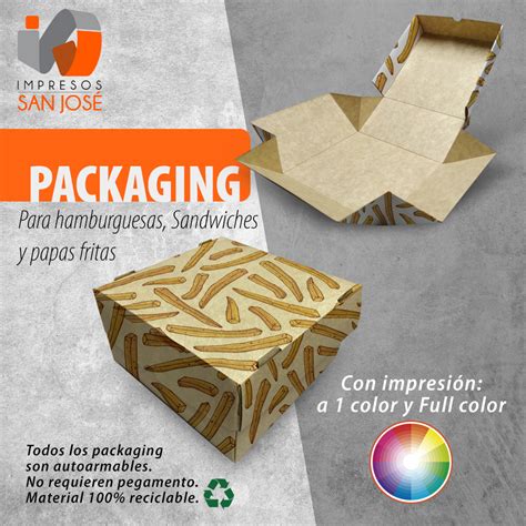 Caja Papas Fritas Impresos San José
