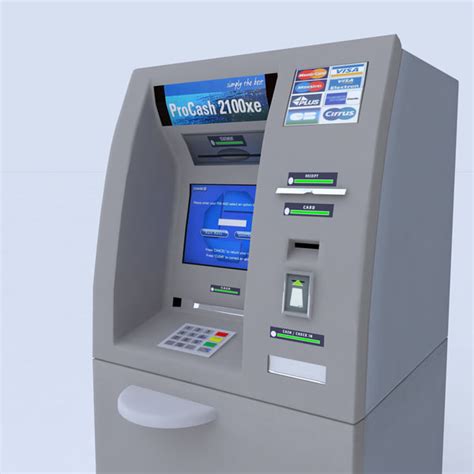 현금 자동 인출기 Atm Atm 디스펜서 Atm Pc2100 Xe Wincor Nixdorf 3d 모델 Turbosquid 885521