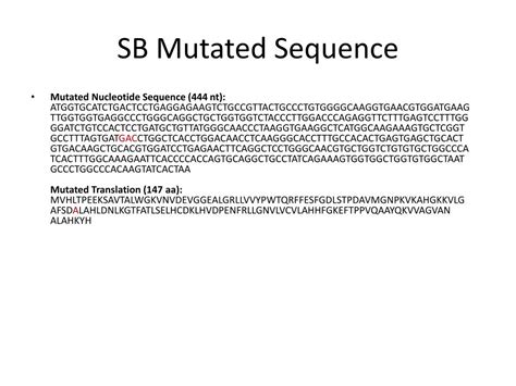 Ppt Beta Globin And Mutations Powerpoint Presentation Free Download