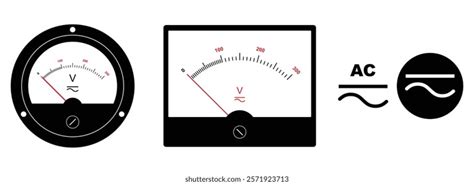 Analog Voltmeter Drawing