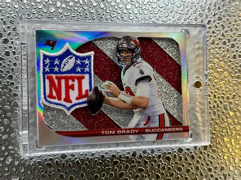 Tom Brady Custom Art Patch Card Tampa Bay Buccaneers Etsy