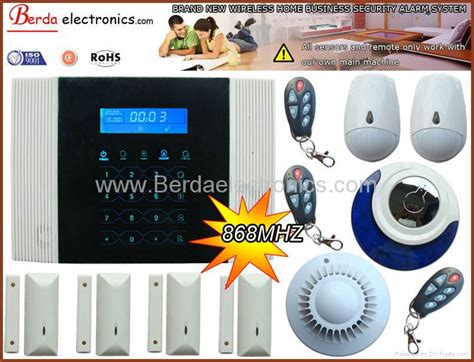 Wireless Home Gsm Pstn Telephone Security Burglar Alarm Touch Keypad