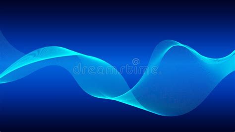 Geometric Curved Lines In Gradient Forming Dynamic Futuristic Abstract Flow Patterns Stock