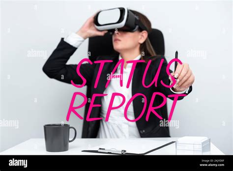 Text Caption Presenting Status Report Business Approach Update Summary