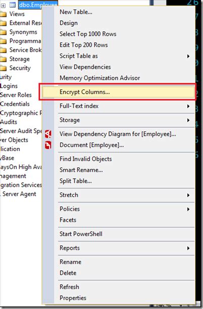 Always Encrypted Feature In Sql Server 2016 Codeproject
