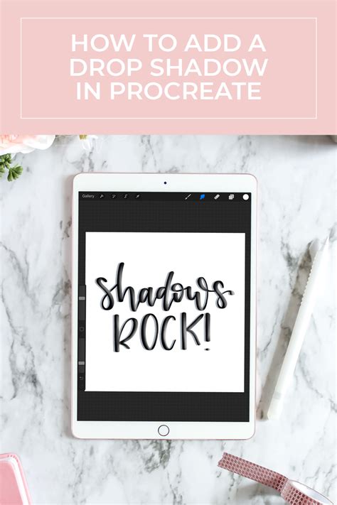 How To Add A Drop Shadow In Procreate VIDEO By Amanda Kay